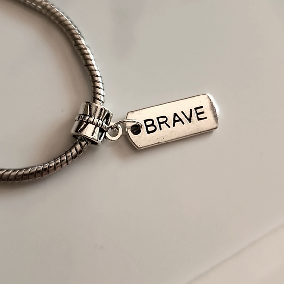 Fashion Jewelry | Jewelry | Brave Word Charm Fits Pandora And European ...